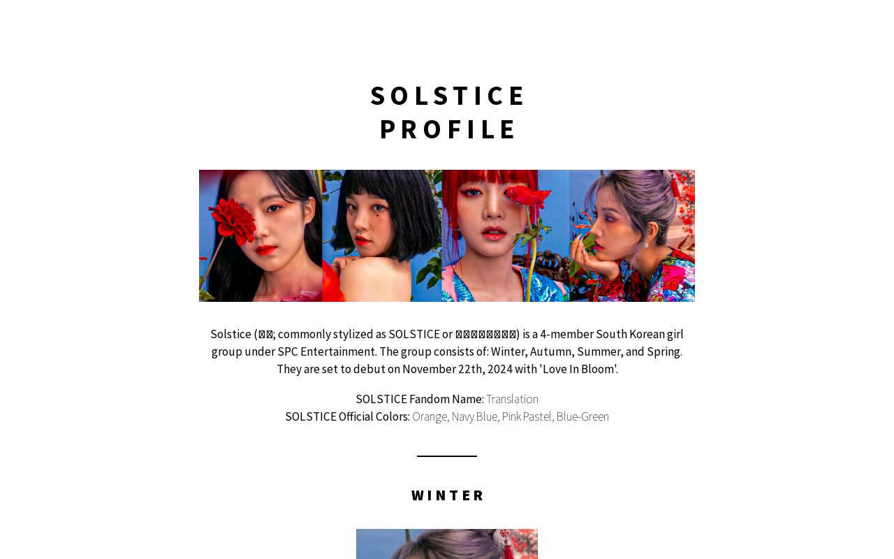 Solstice Profile